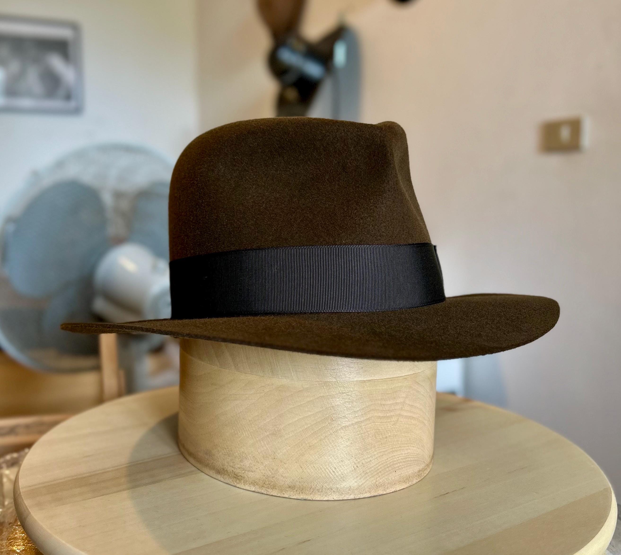 Indy Crusade Fedora (sable Rabbit) - Etsy