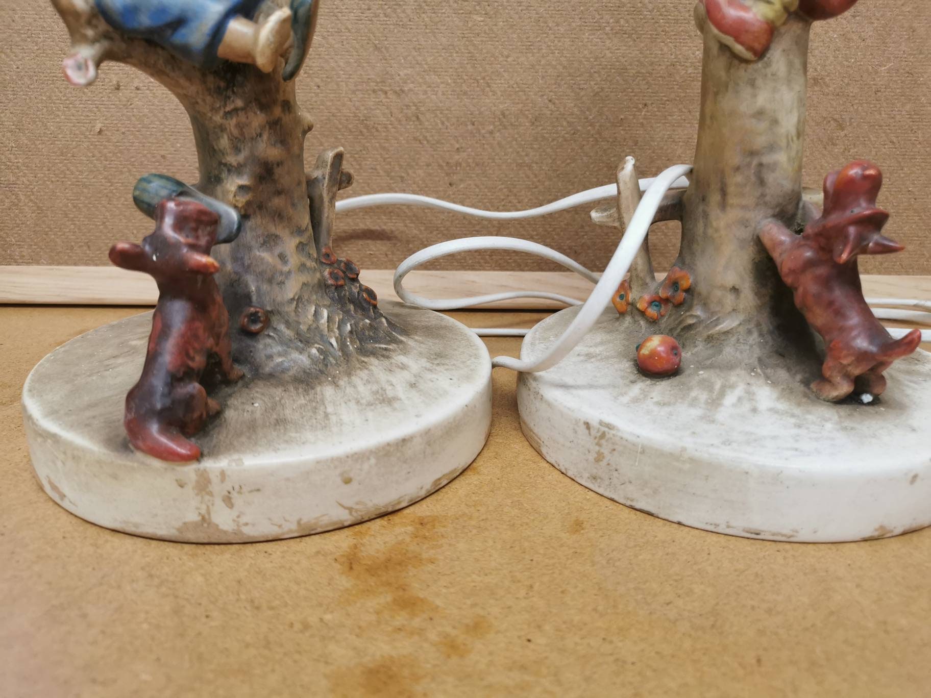 Pair of Original Pre-war Goebel-hummel Table Lamps - Etsy