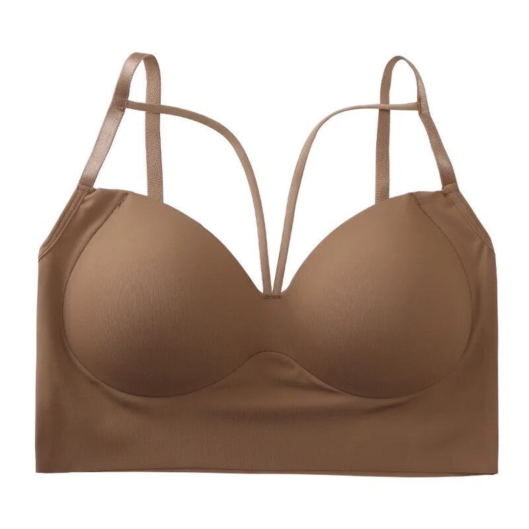 Sweetheart Crop Top Bra With Straps, Seamless Bracelet Bra, Under ...