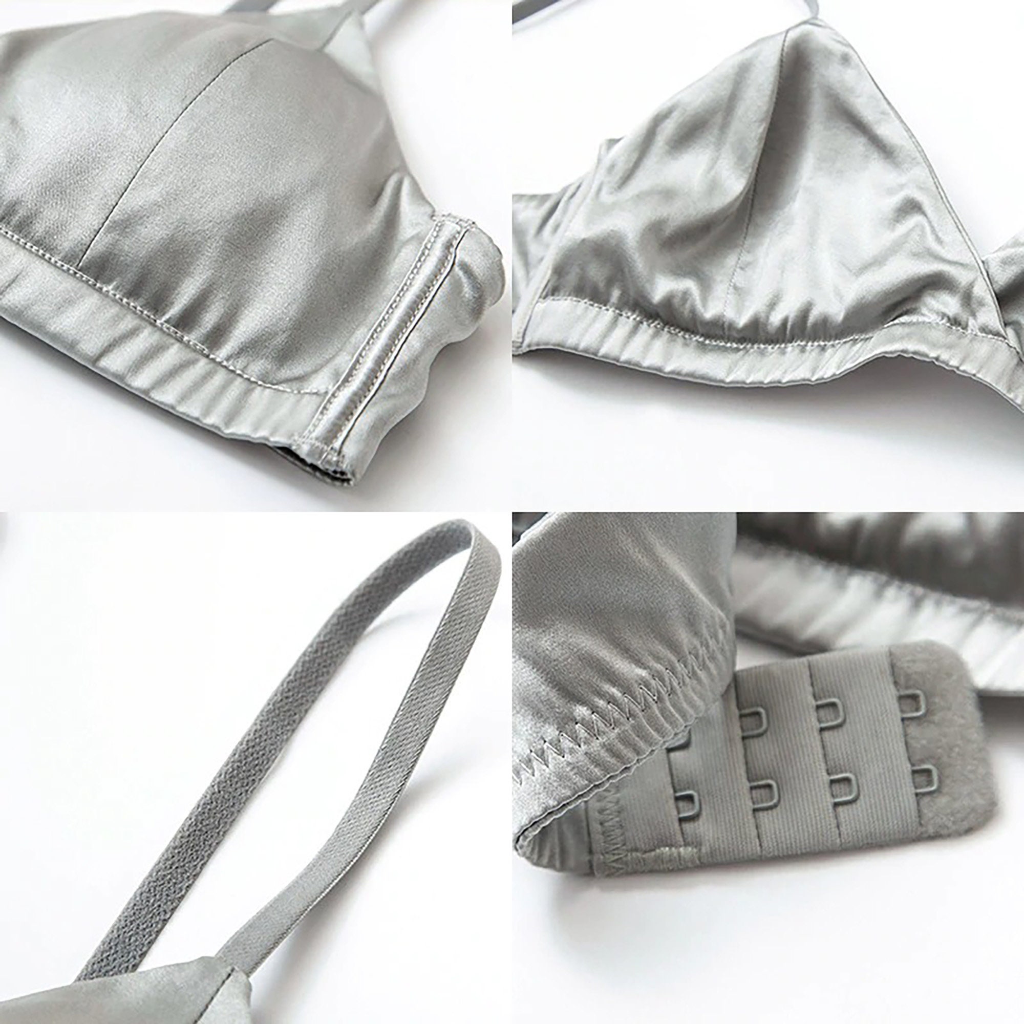 Premium Mulberry Silk Bralette, Petite Bra, Wire Free Bra, Silk Bra ...