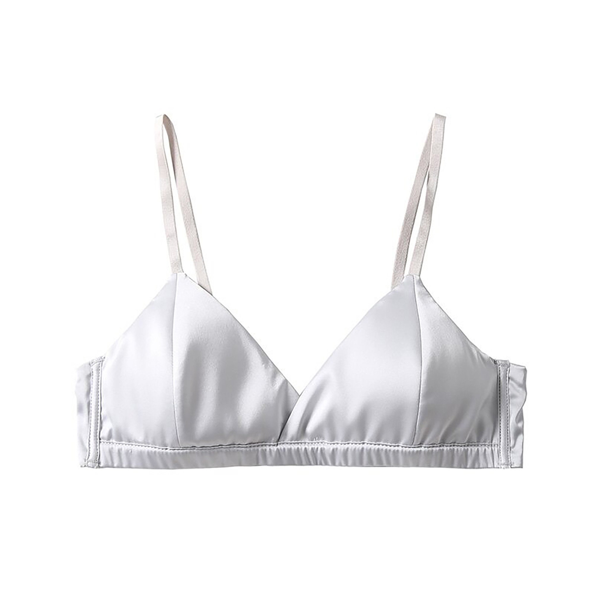 Premium Mulberry Silk Bralette, Petite Bra, Wire Free Bra, Silk Bra ...