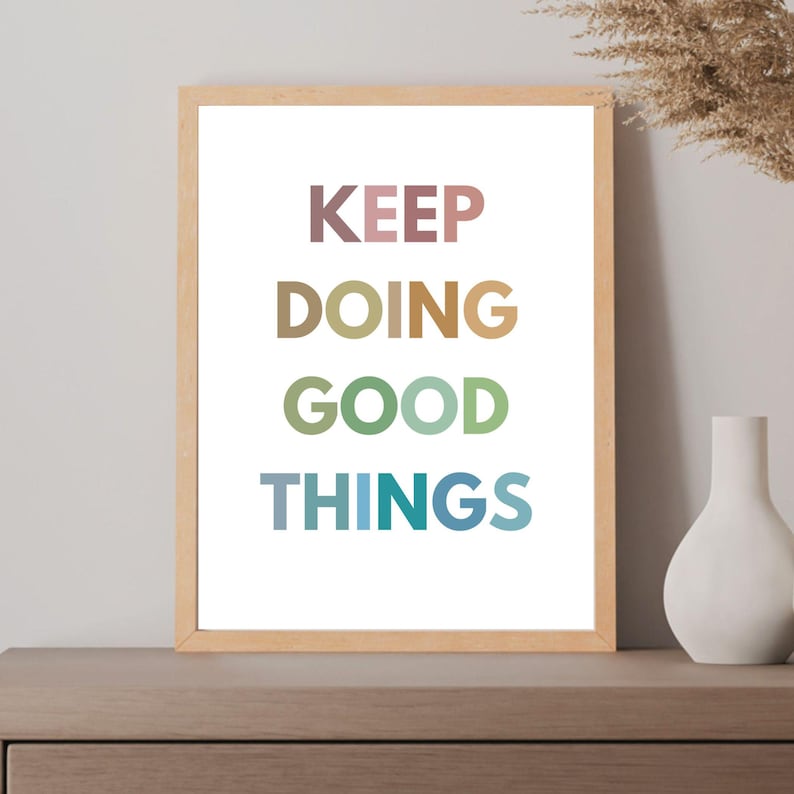 Trendy Printable Wall Art Poster, Inspiration Quote, Encouragement ...