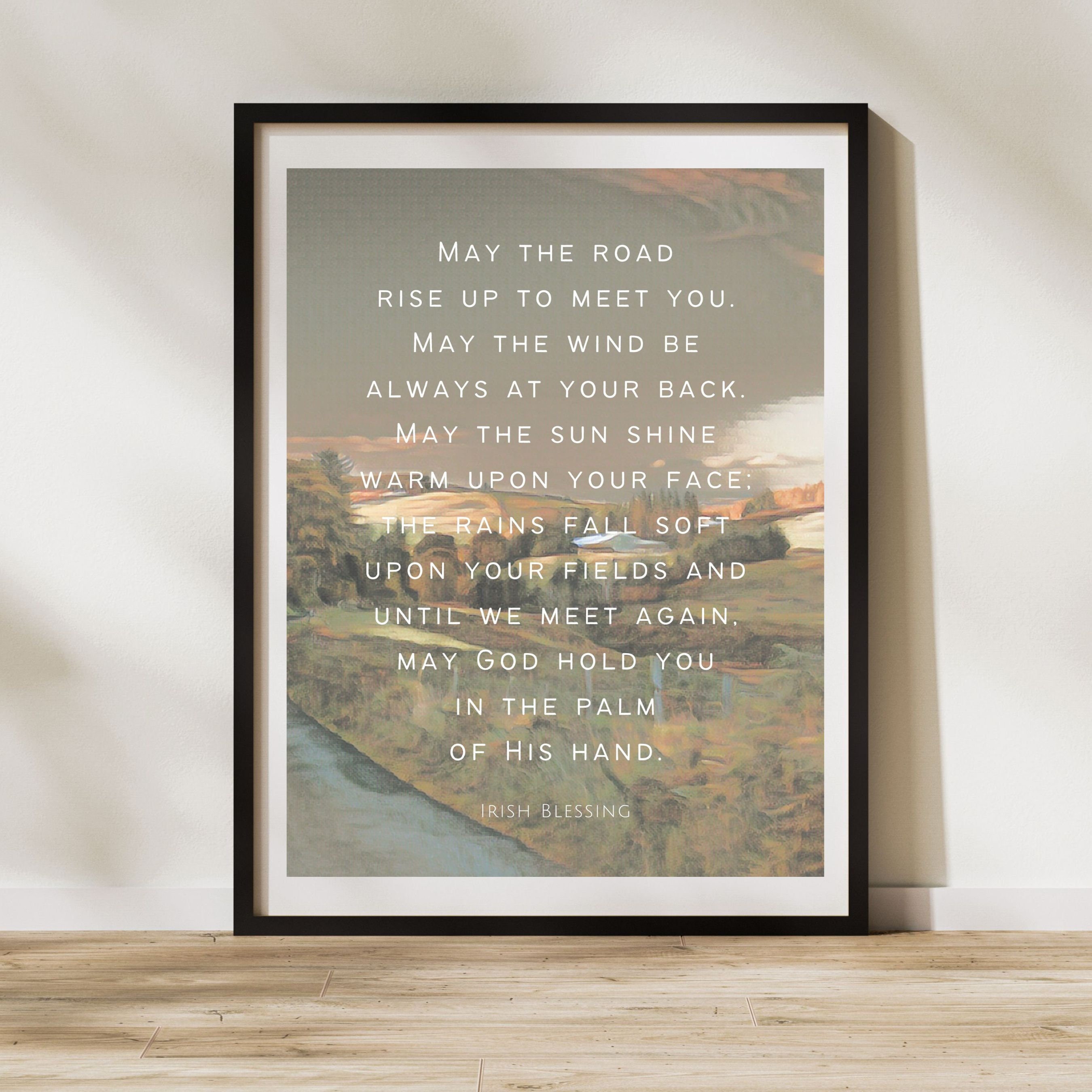 Irish Blessing PRINTABLE Poster May the Road Rise to Meet - Etsy Canada