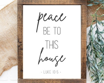 House Blessing Bible Verse - Etsy