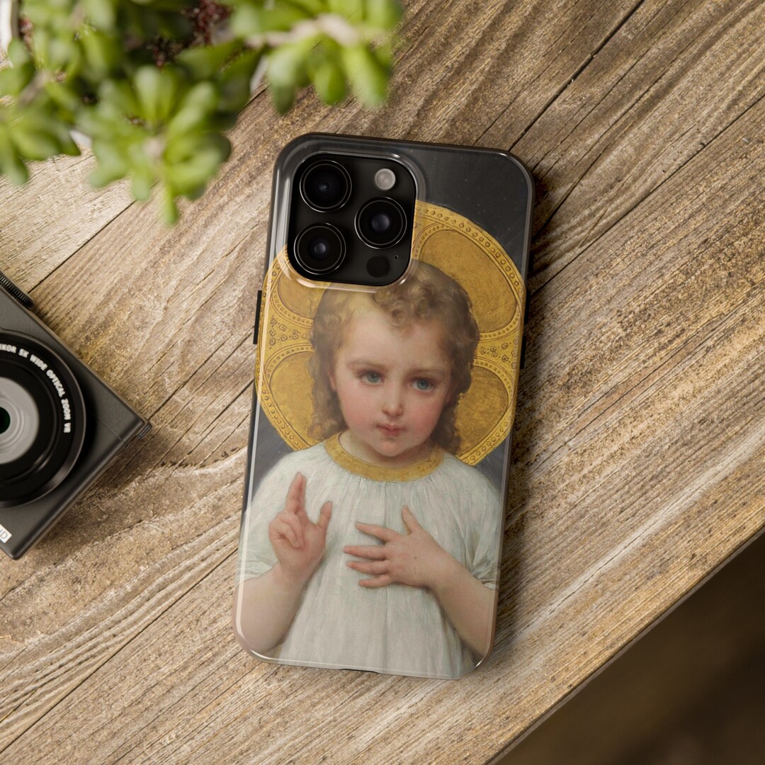 Child Jesus Vintage Christian Artwork Tough Phone Case, Traditional ...