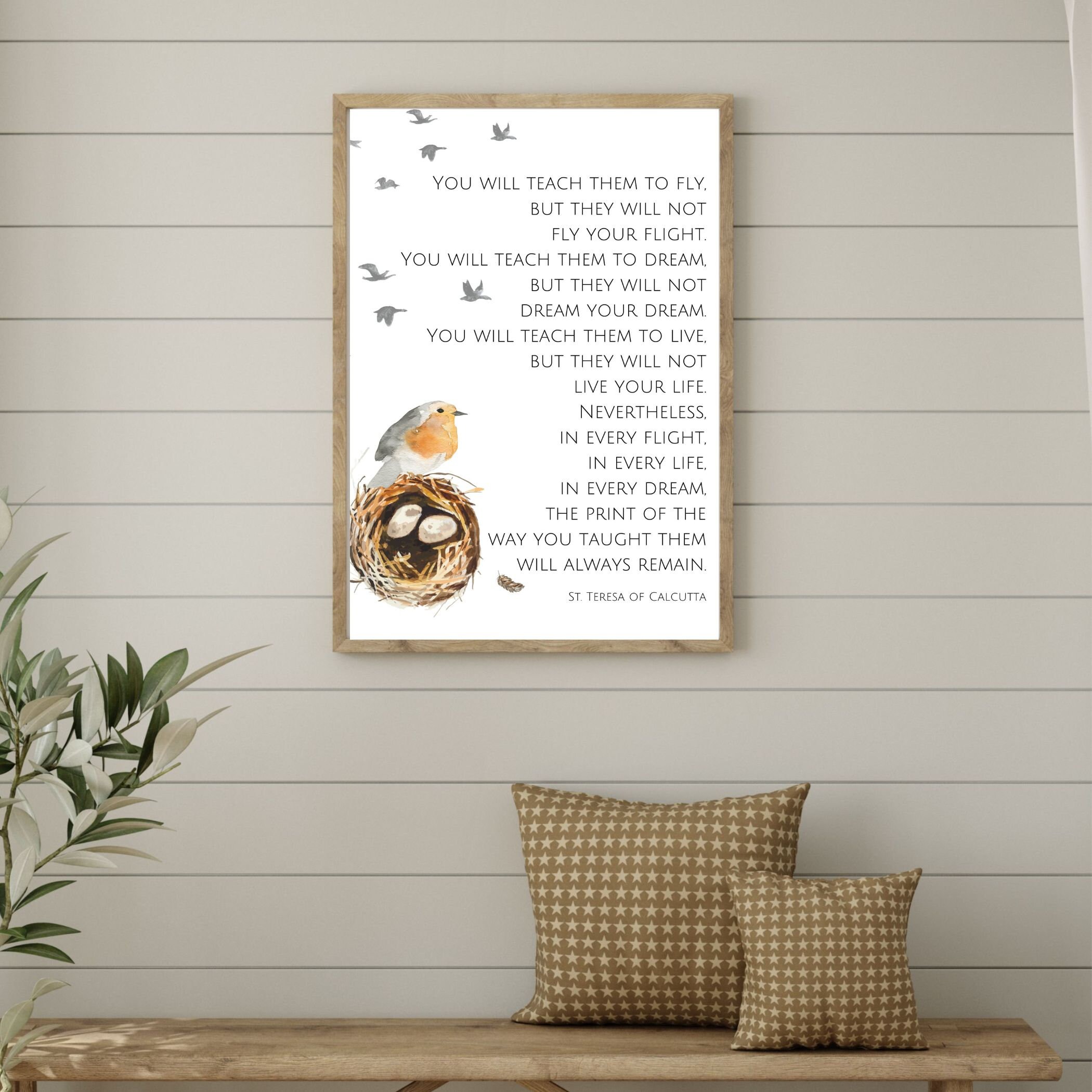 Teacher Appreciation Printable Thank You Gift Mother Teresa Quote ...