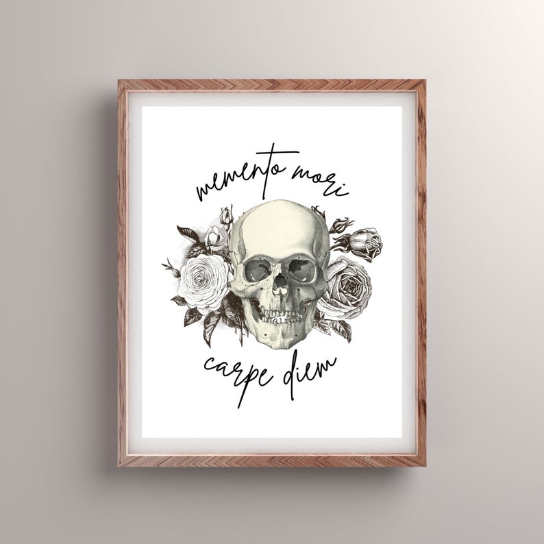 Memento Mori Printable Poster Traditional Catholic Digital - Etsy