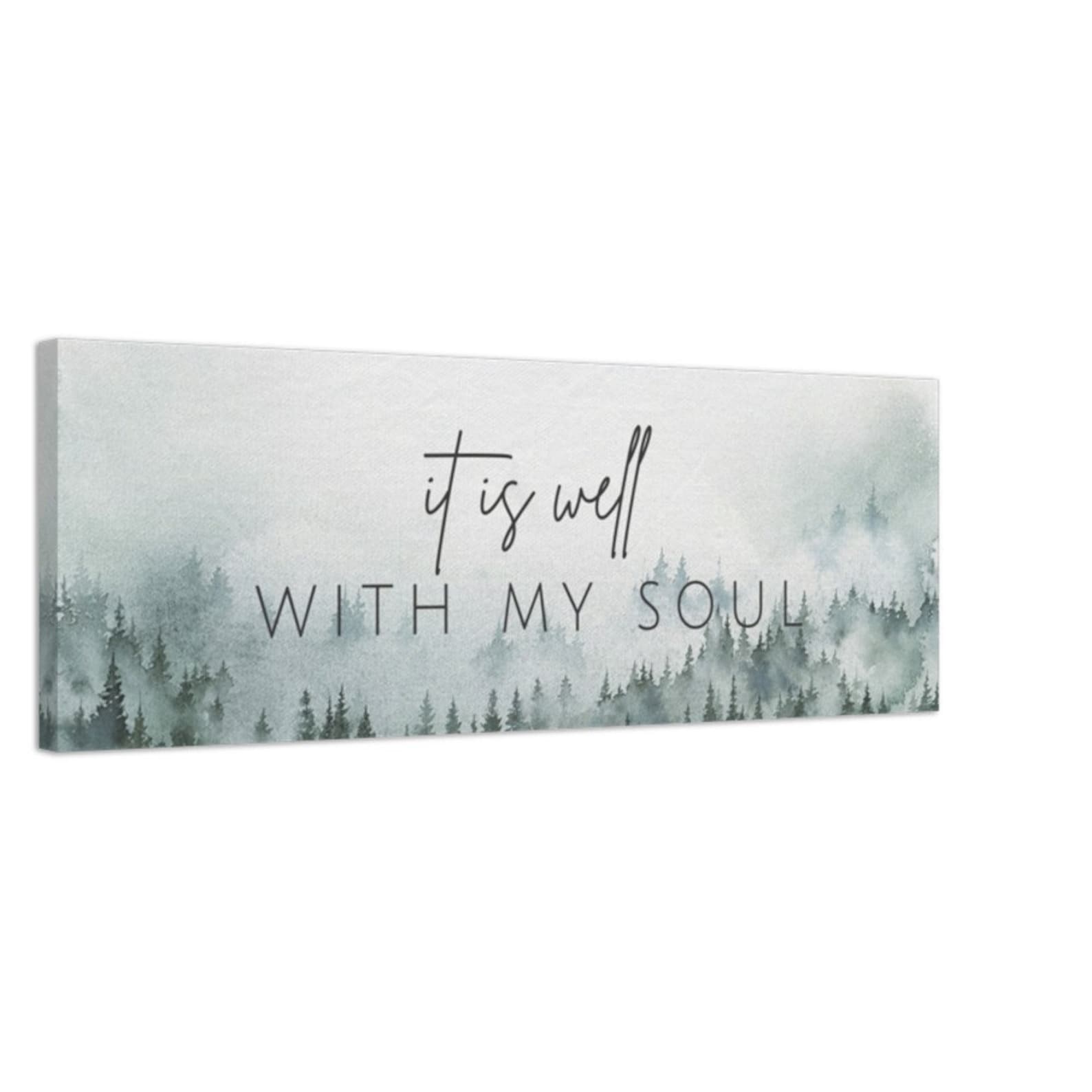It is Well With My Soul Canvas Print Bible Verse Wall Art - Etsy