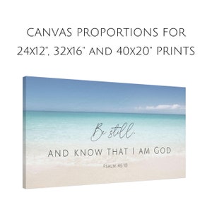 Custom Bible Verse Canvas Sign Personalized Scripture Lake House Sign ...