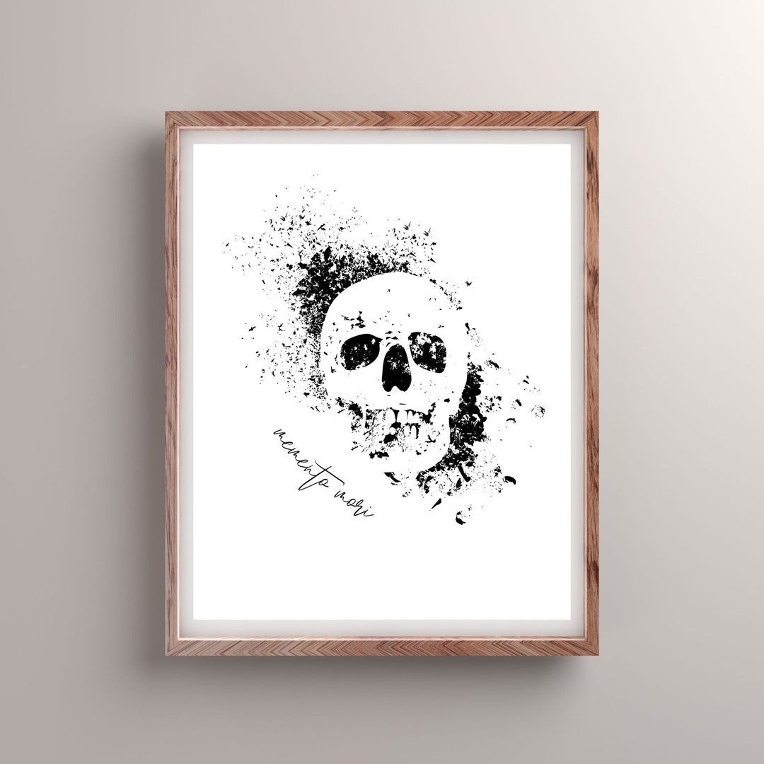 Memento Mori Printable Poster Traditional Catholic Digital Wall Art for ...