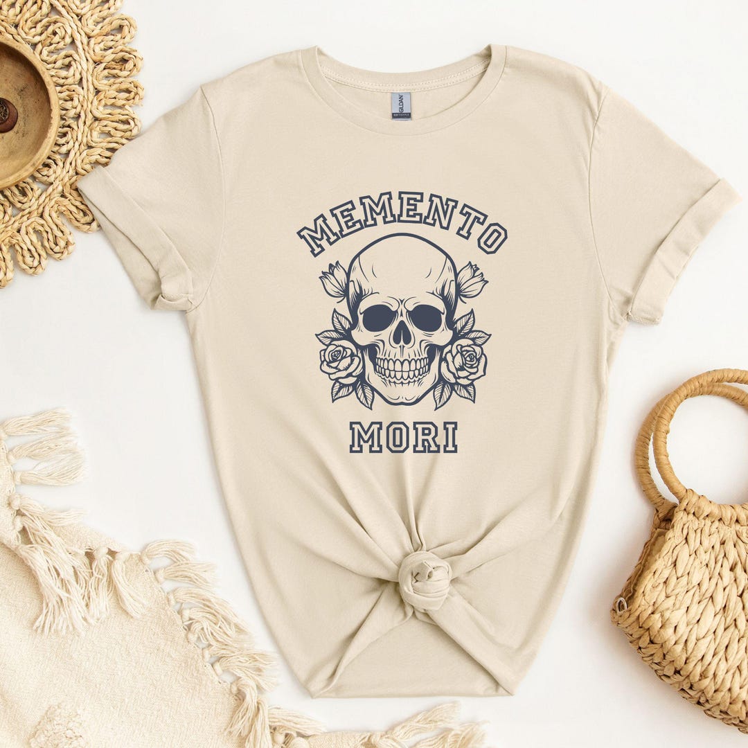 Memento Mori Shirt, Catholic Tshirt, All Souls Day Tee, Skull Flowers ...