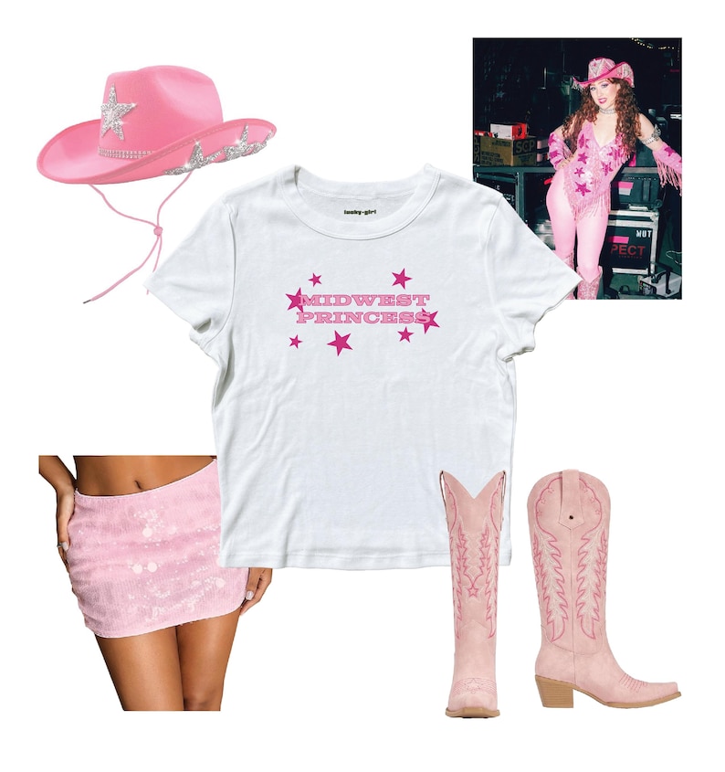 Chappell Roan Costume, Midwest Princess Baby Tee, Gifts for Girlfriend ...