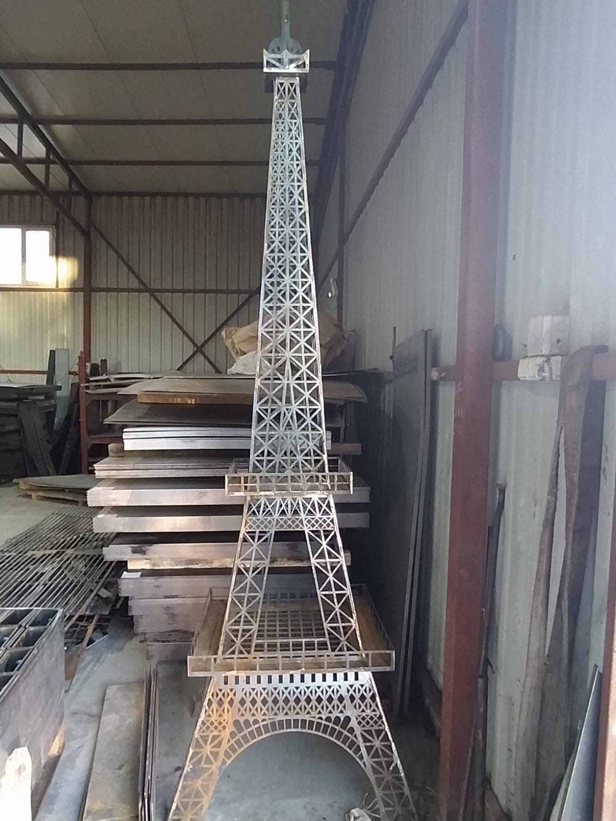 Assembled eiffel tower dxf dxf lazer cutplazma | Etsy