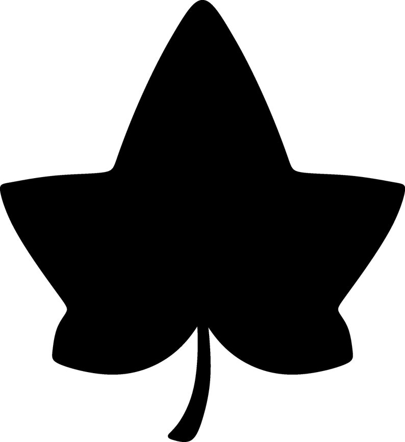 Ivy Leaf Silhouette SVG | Etsy