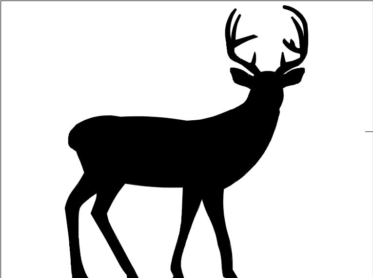 Deer Plasma Cutting Art DXF File | Etsy