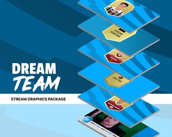 Futbol Twitch Overlay Animated Pack Fifa Game Screens Bundle for Your ...