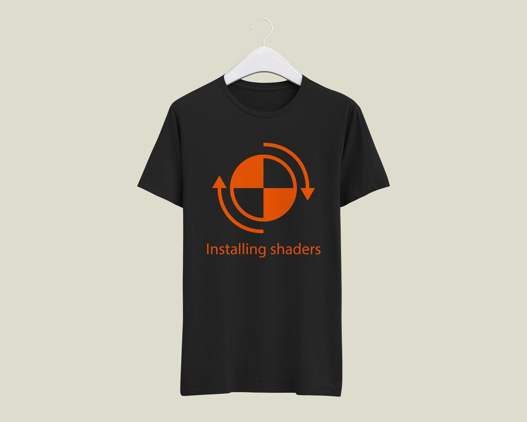 Warzone Installing Shaders Gamer Printed T-shirt - Etsy