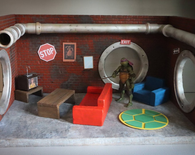 TMNT Lair Sewer Diorama / Teenage Mutant Ninja Turtles / Neca / Action ...