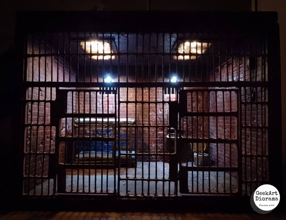 Prison Cell Diorama for Action Figure Display and Photography. - Etsy