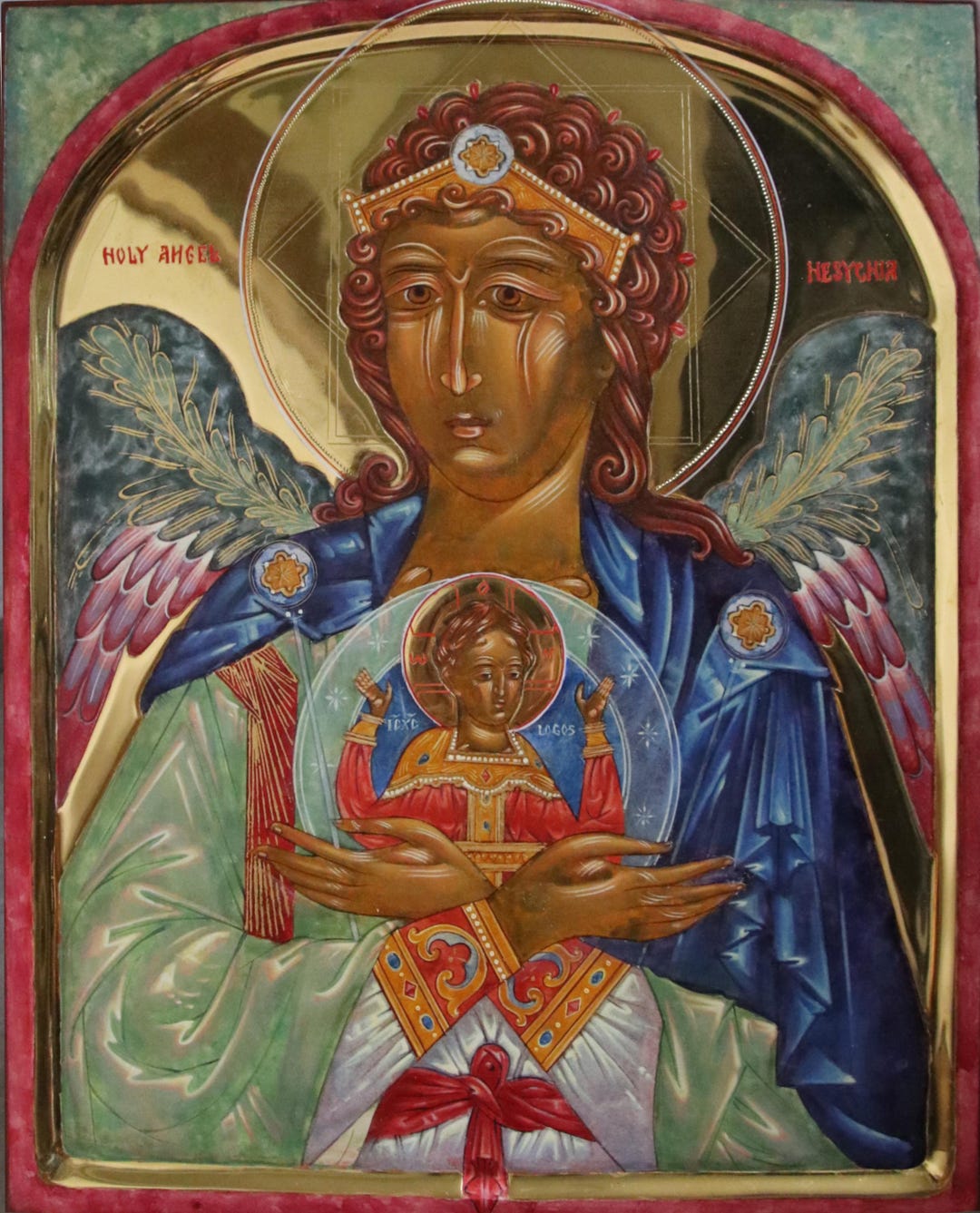 Icon/angel Hesychia/eastern Icon/christian Painting/russian Icon ...
