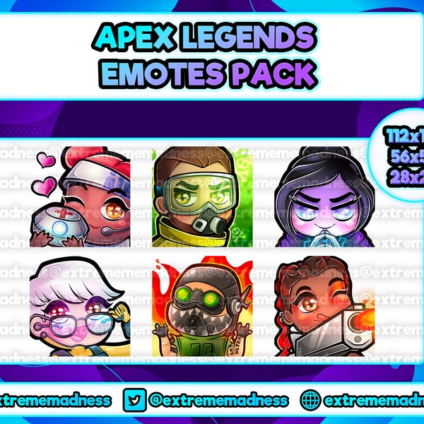 Loba Apex Legends Twitch Emotes - Etsy