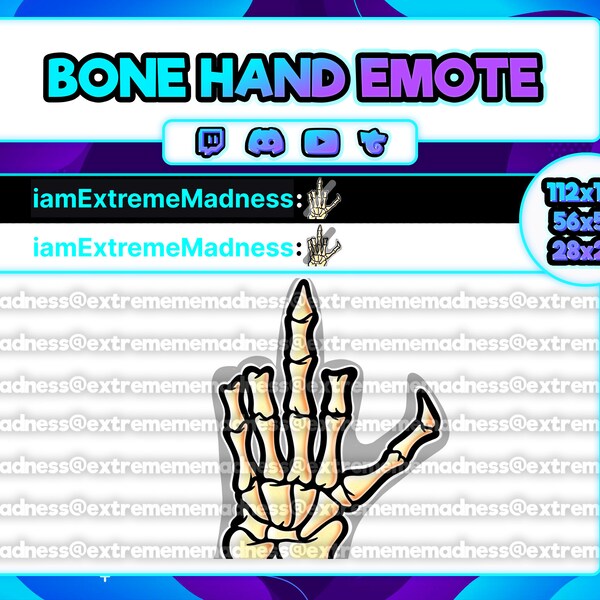 Twitch Emotes Middle Finger - Etsy