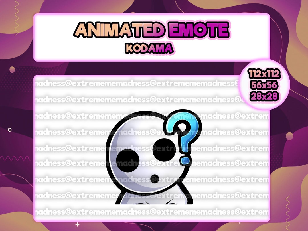 Kodama Animated Emote Twitch Discord Youtube Stream What Studio Ghibli ...