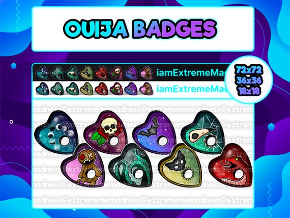 Digital Skull 8 x Twitch Sub Badges Art & Collectibles etna.com.pe