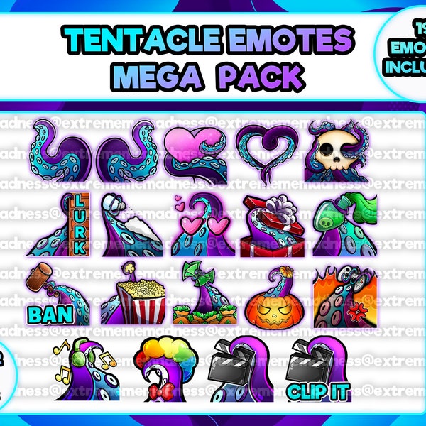 Squid Emote - Etsy