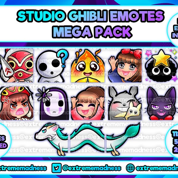 Studio Ghibli Discord Emotes - Etsy Australia