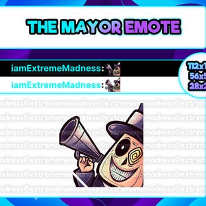 The Mayor Nightmare Before Christmas Twitch Emote Discord Youtube ...