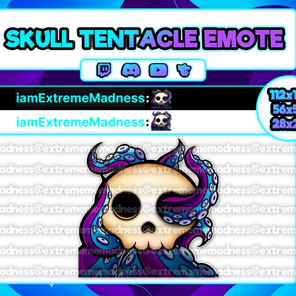 Tentacle Twitch Overlay - Etsy