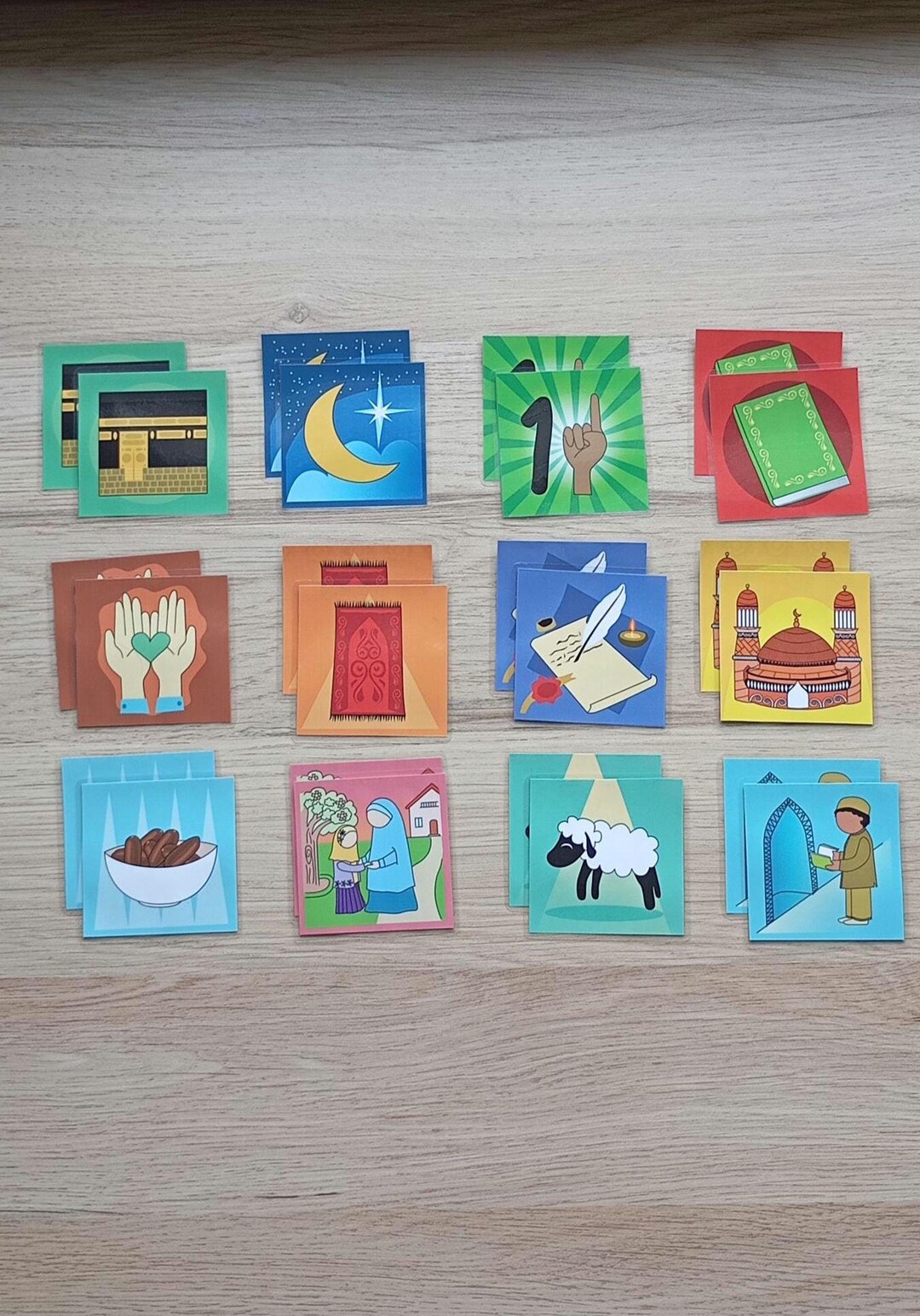 ISLAM MEMORY CARDS - Playing Cards - Etsy