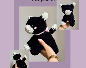 PDF Pattern Cutie Ducky Kitty Crochet Doll Toys - Etsy