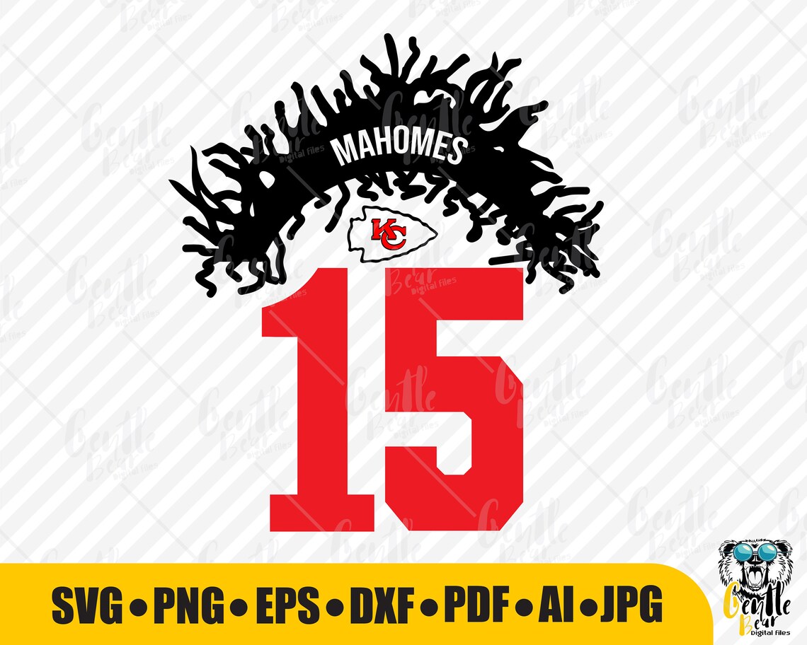 Mahomes SVG Mahomes Chiefs tshirt svg KC Chiefs Mahomes 15 | Etsy