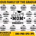 Proud Family of the Graduate Bundle Svg, Proud Mom Graduation SVG ...