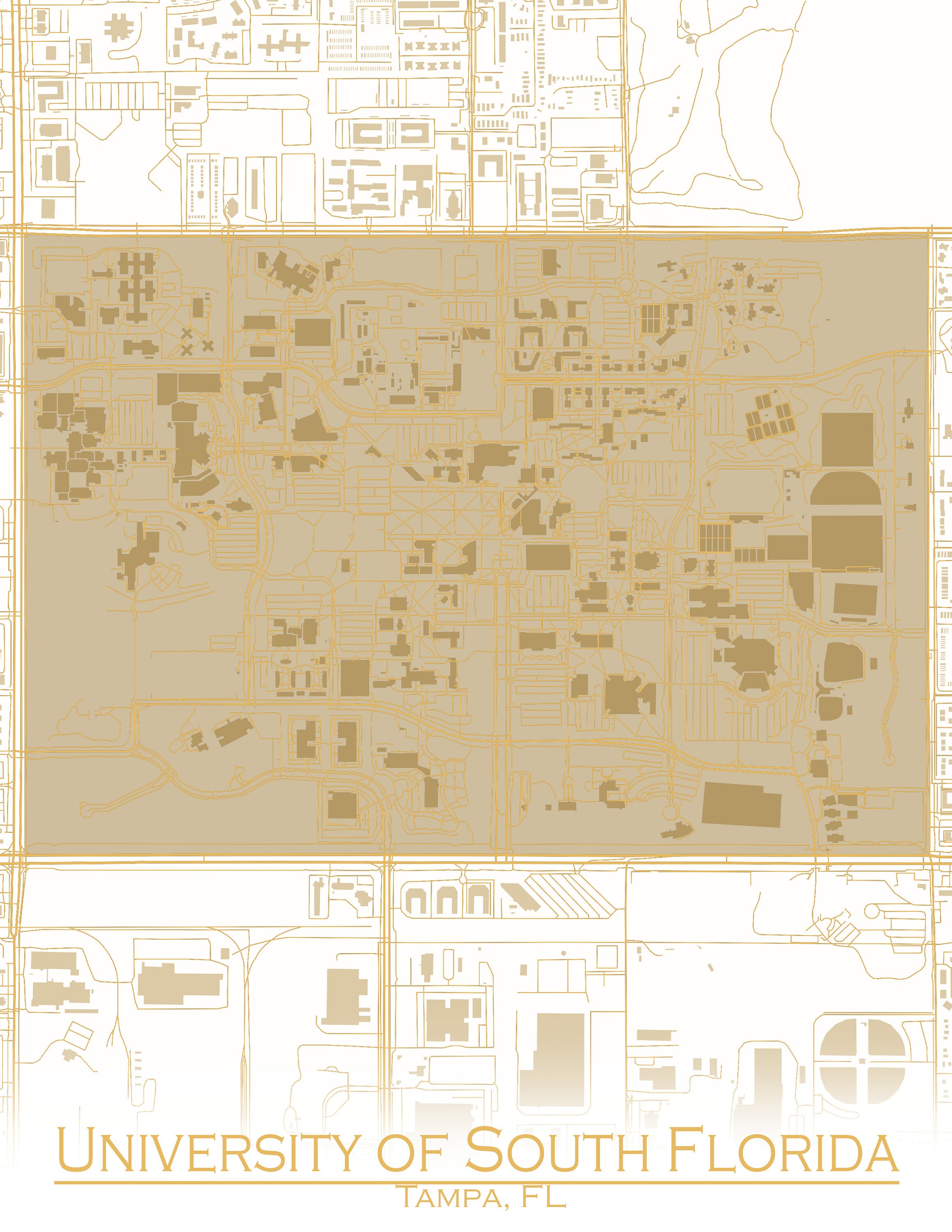 Univ South Florida Map