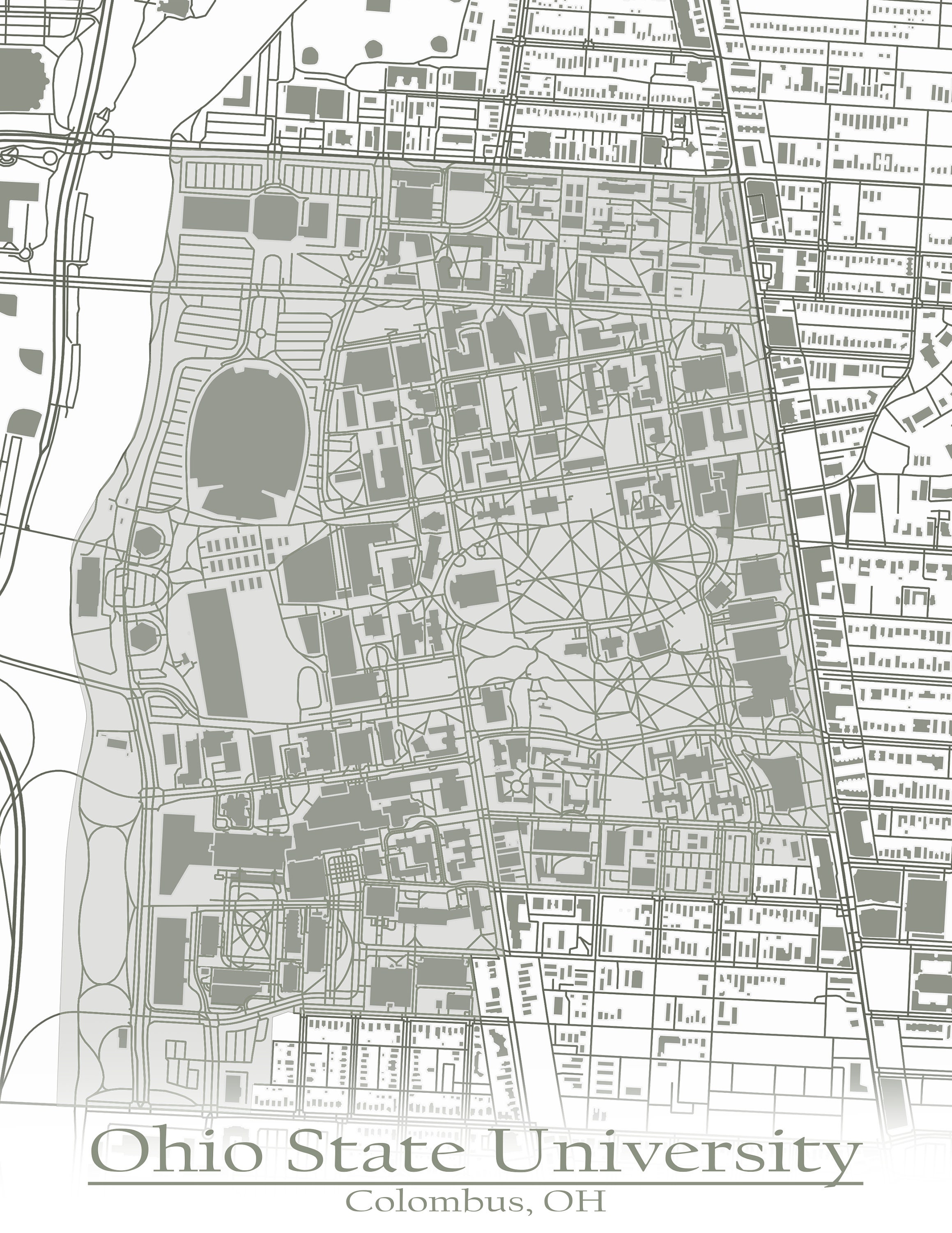 Map Of Ohio State University - Map