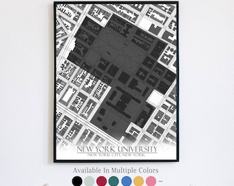 Nyu Map - Etsy