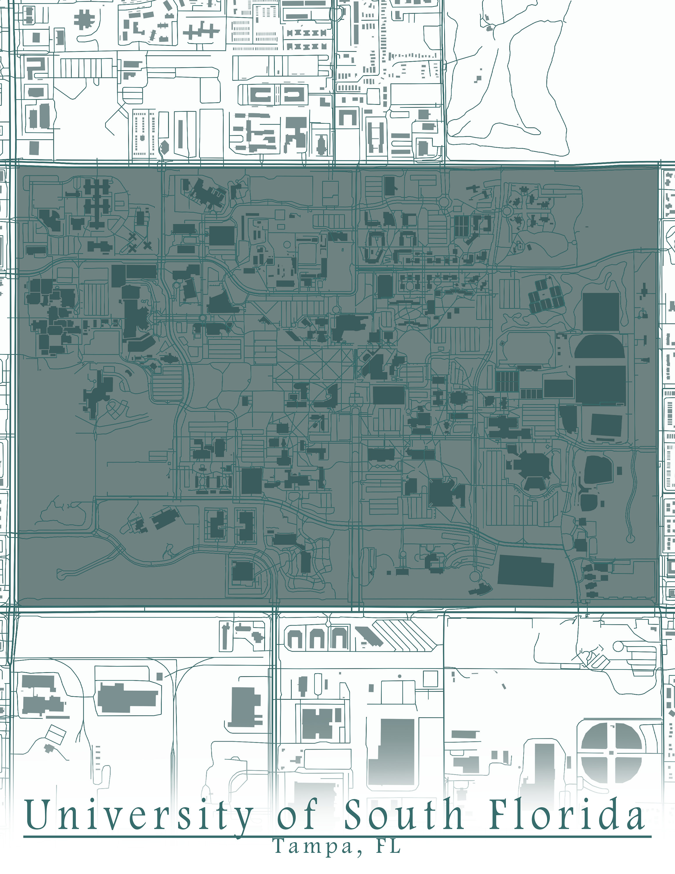 Univ South Florida Map