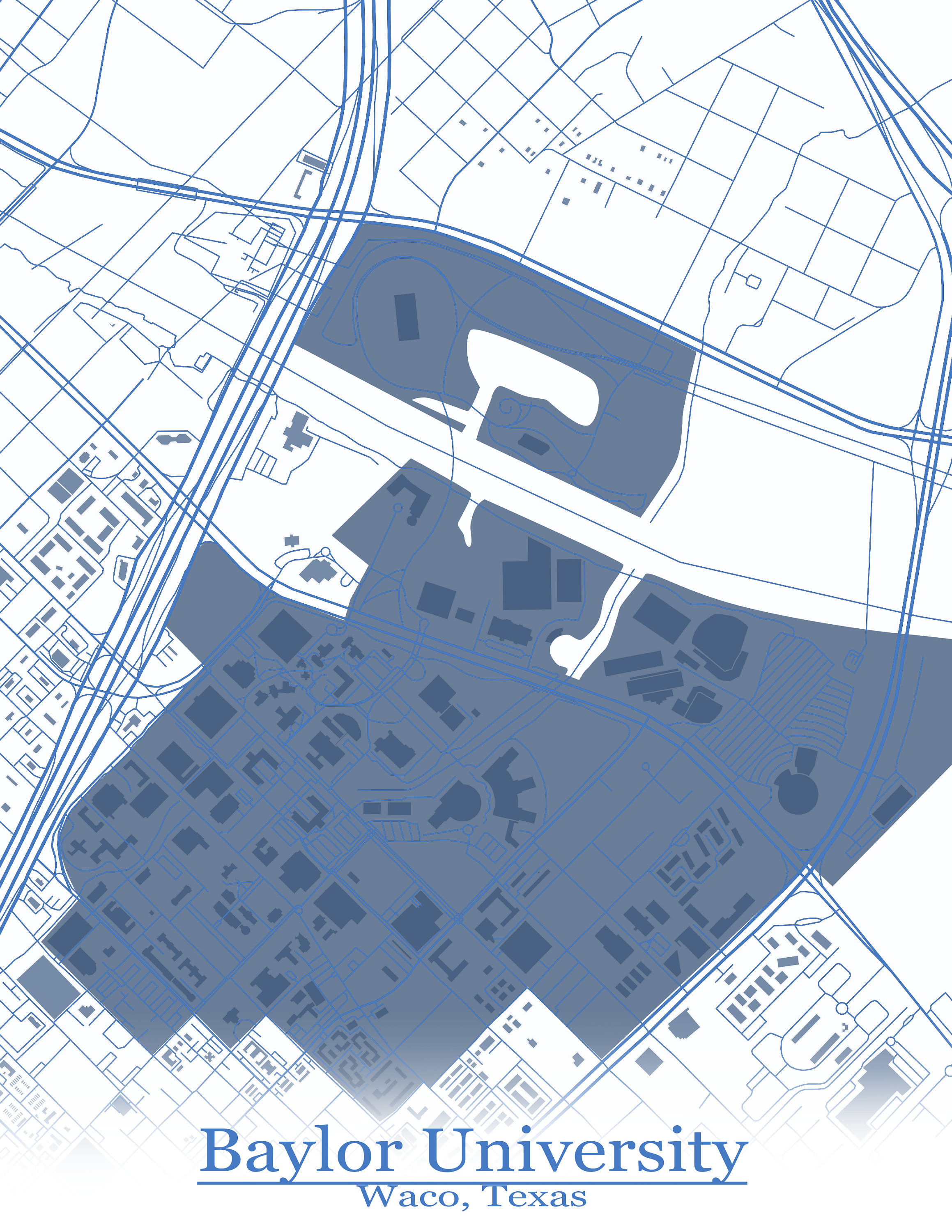 Baylor Campus Map