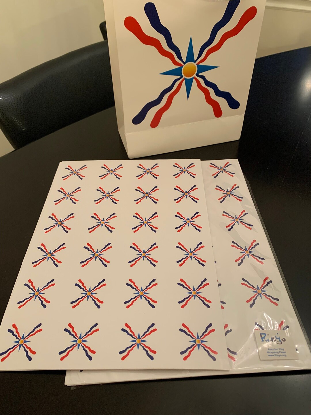 Assyrian Flag Gift Wrapping Paper - Etsy