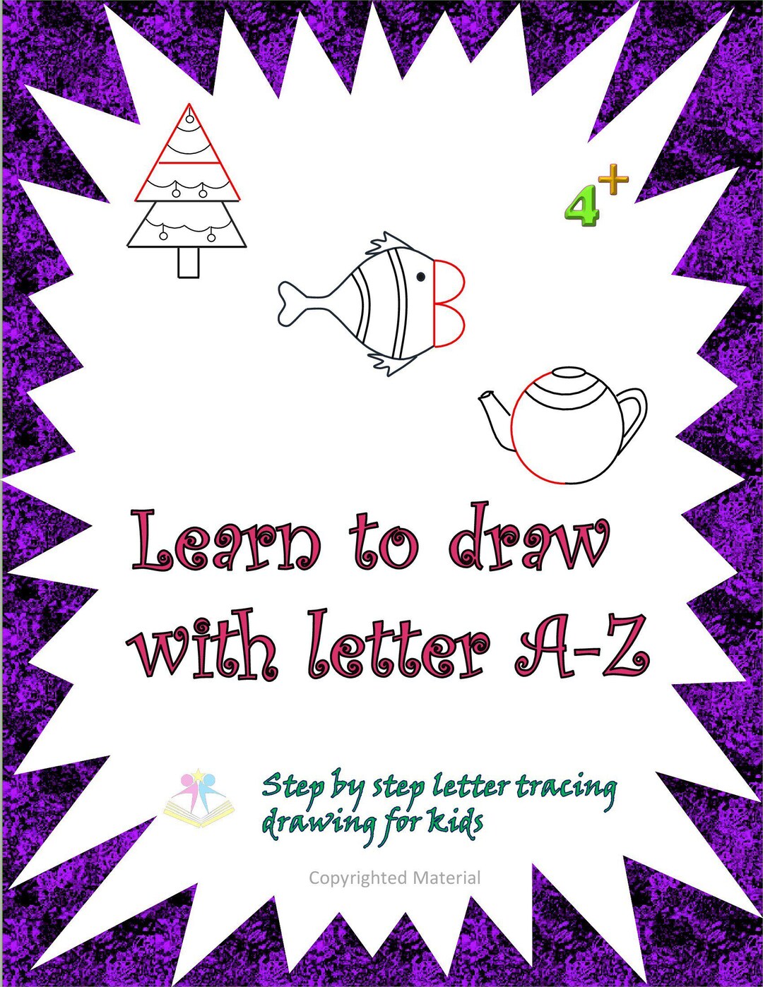 Learn Drawing With Alphabet by Letter Tracing Drawing Method | Learn to ...