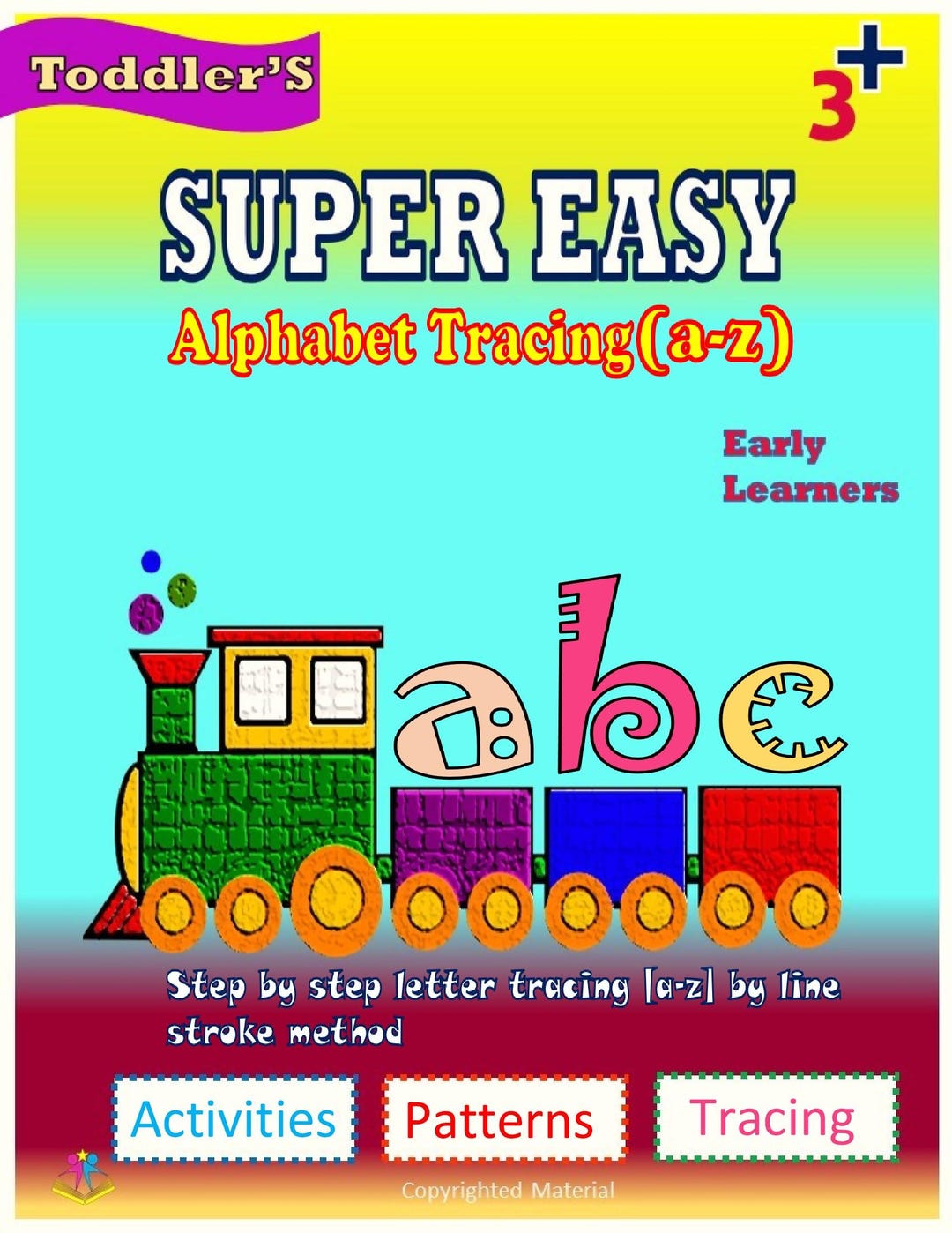 Learn Lowercase Alphabet Tracing by Line Stroke Method Patterns Tracing ...