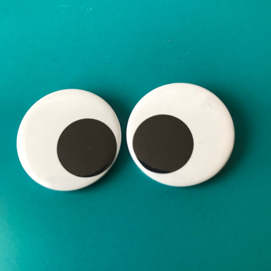 Pair of Eyeball Badges. Position Them Independently to Make | Etsy