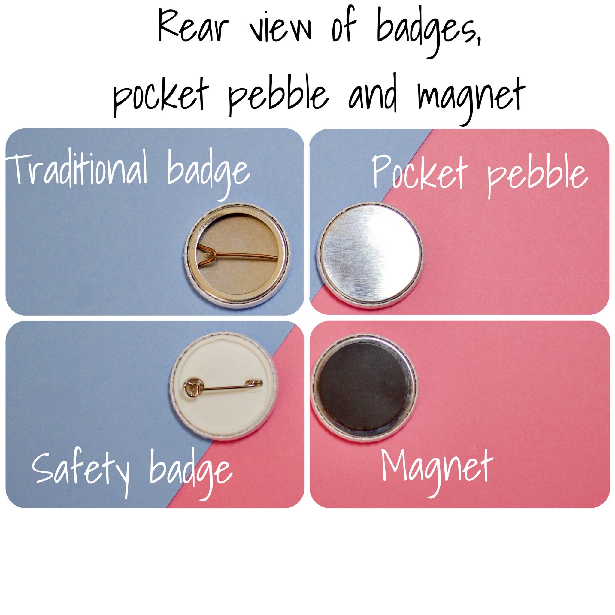 Pair of Eyeball Badges. Position Them Independently to Make | Etsy