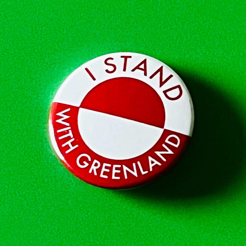 Support Greenland Pin - Etsy