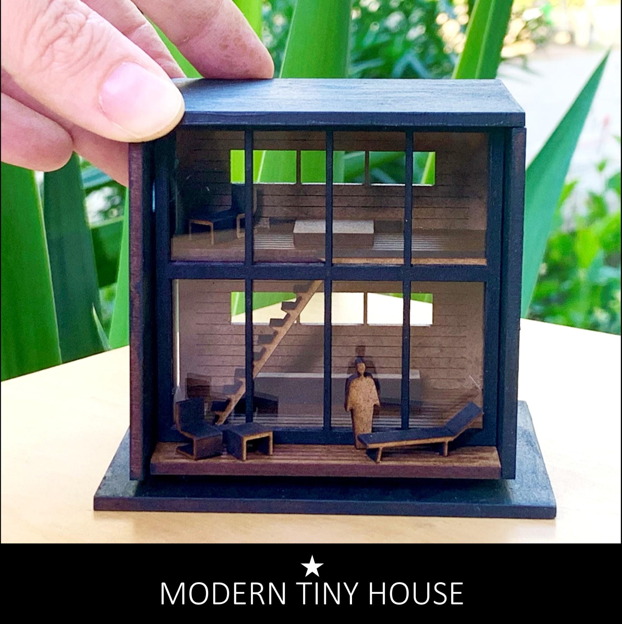 Collector’s Set – 4 Miniature House & Dollhouse DIY Kits for Collectors ...
