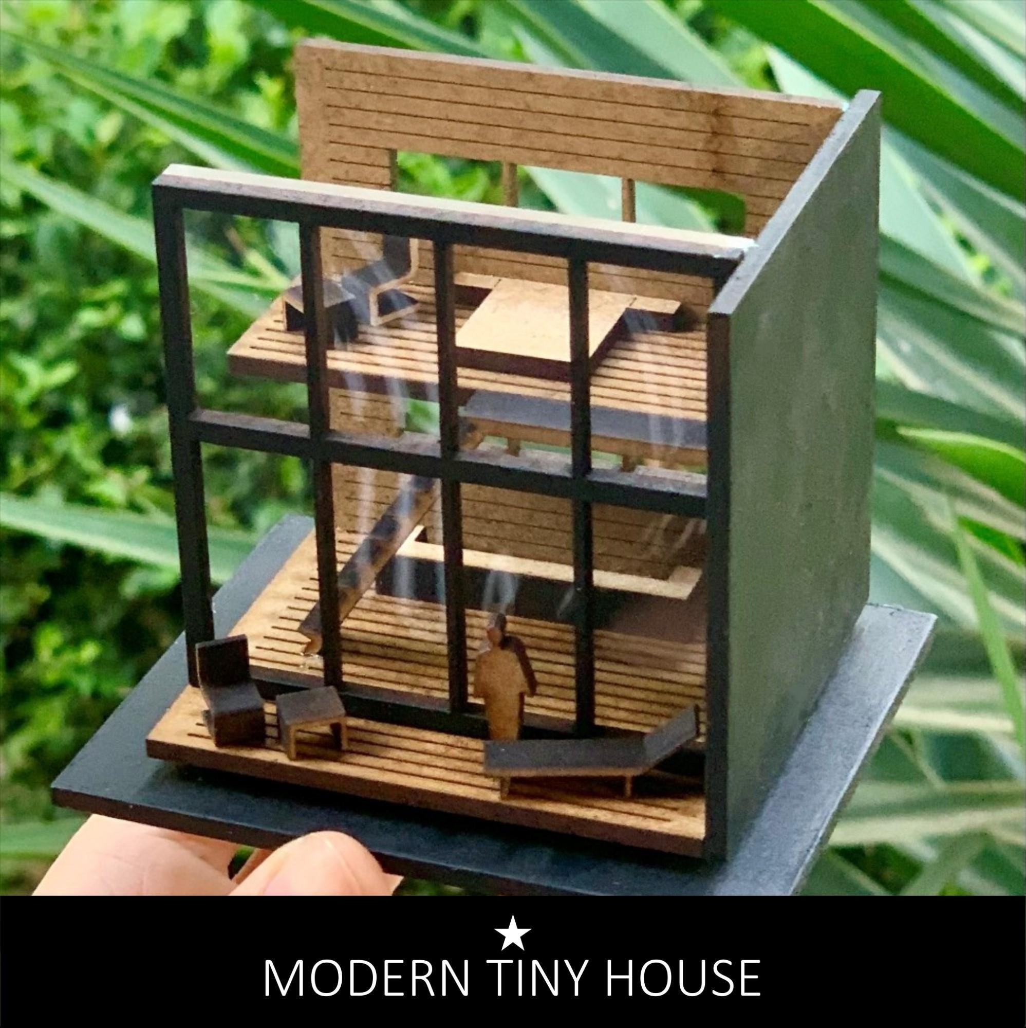 Collector’s Set – 4 Miniature House & Dollhouse DIY Kits for Collectors ...