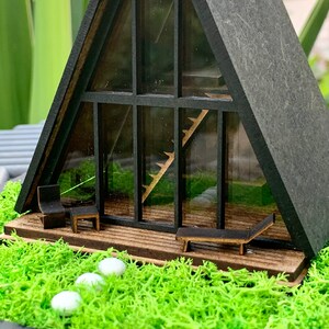 DIY Miniature House Model, Mini Modern House With Garden, Mini ...